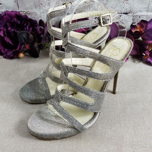 Jessica Simpson | Shoes | Jessica Simpson Reyse Glitter Gabor Heels ...